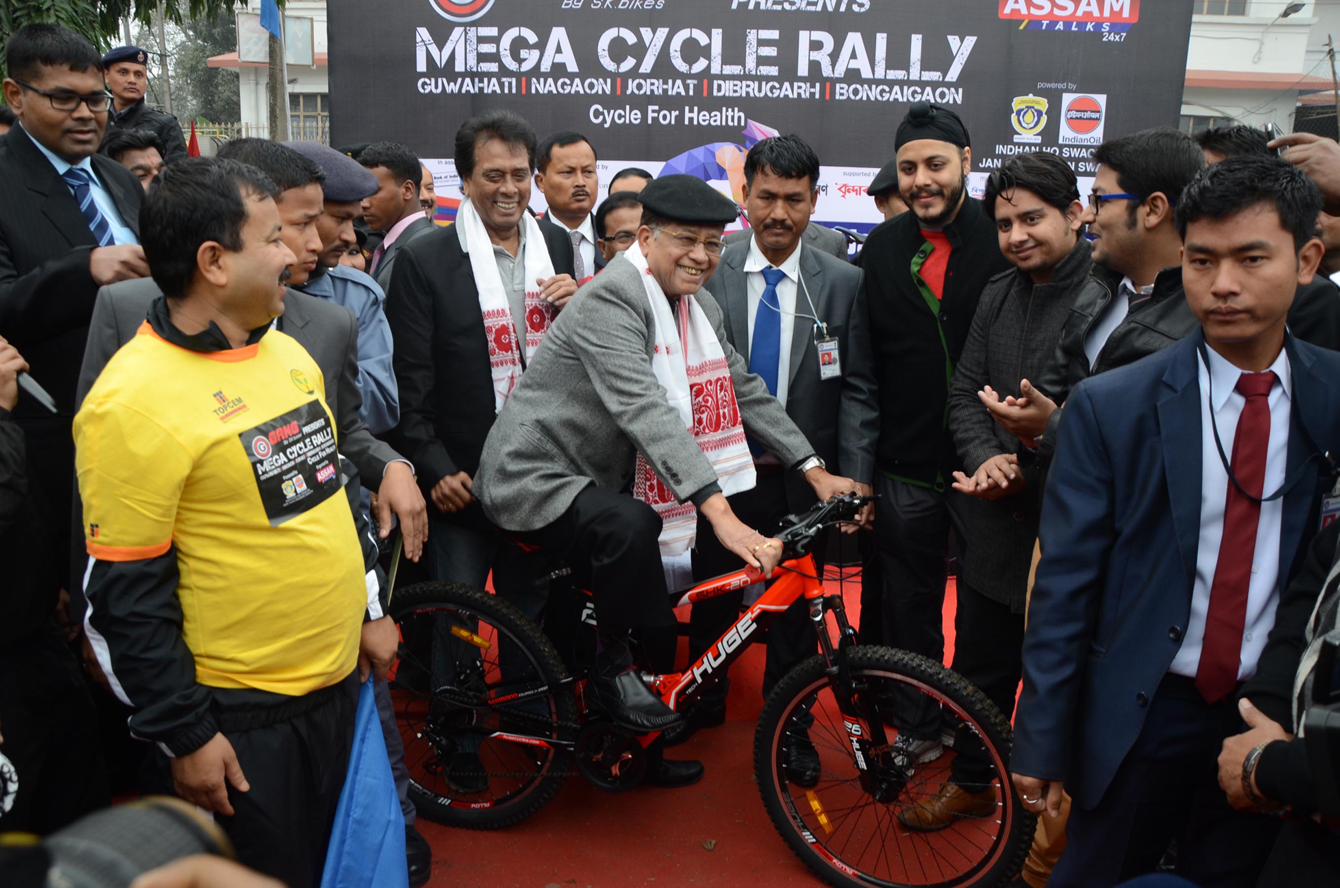 Mega cycle rally in Assam | Assam Times